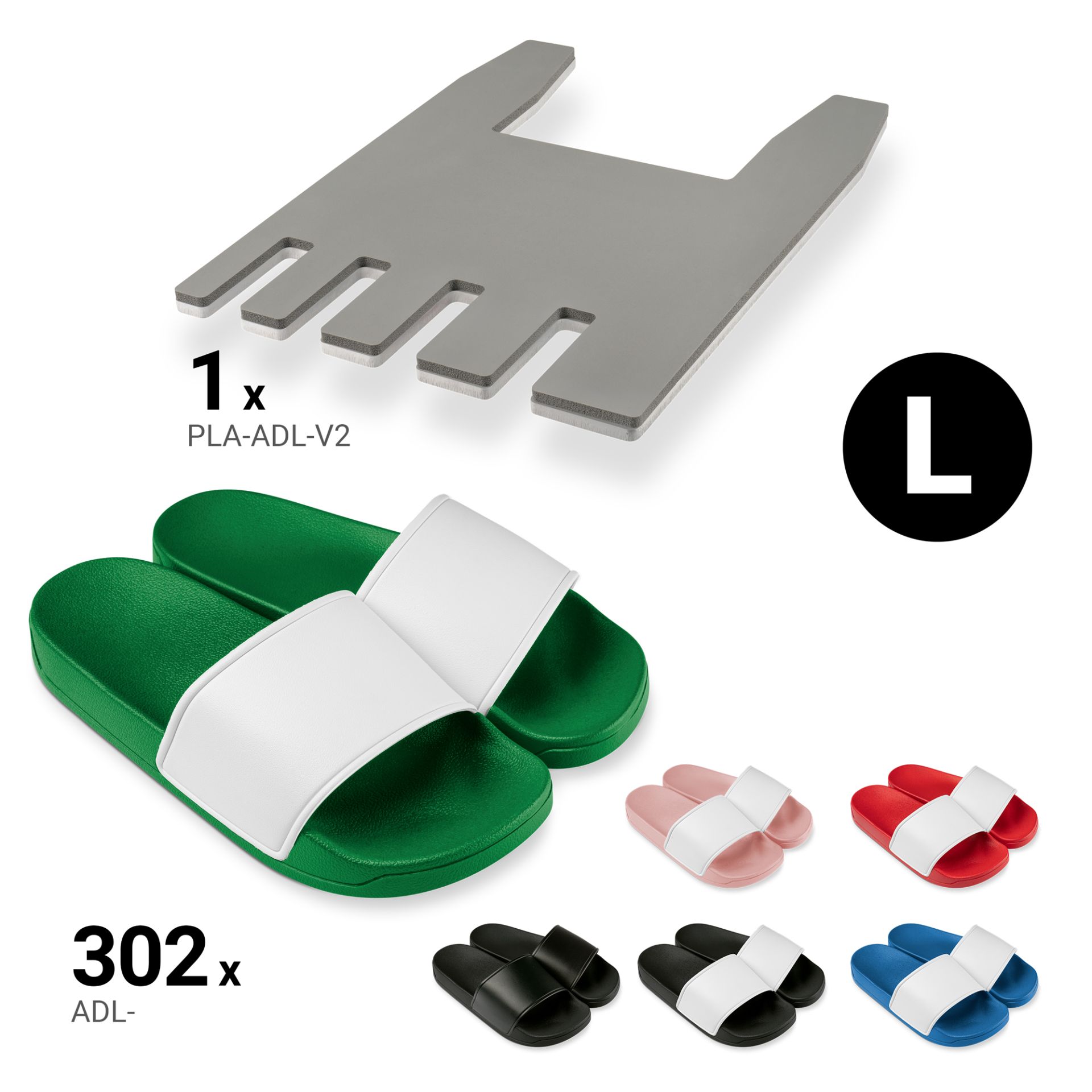 Starter kit of printable Sliders, Large, Contains the following items ...