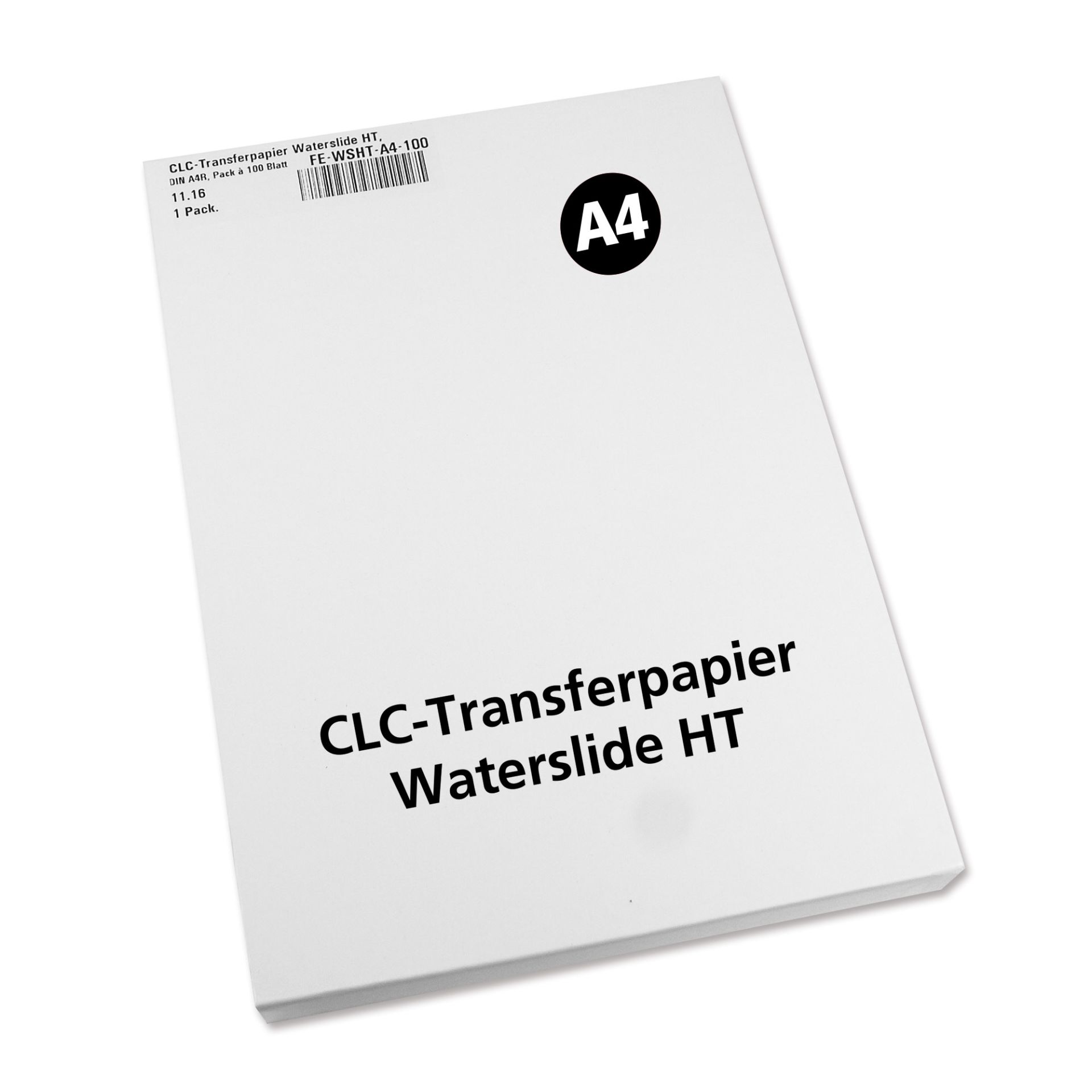 Waterslide HT, différentes versions | A4R 100 Blatt | FE-WSHT-A4-100