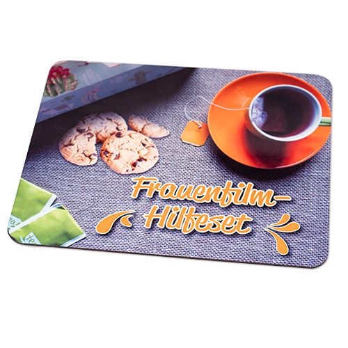MDF placemat small, glossy white, backside cork, various sizes | 190 x ...
